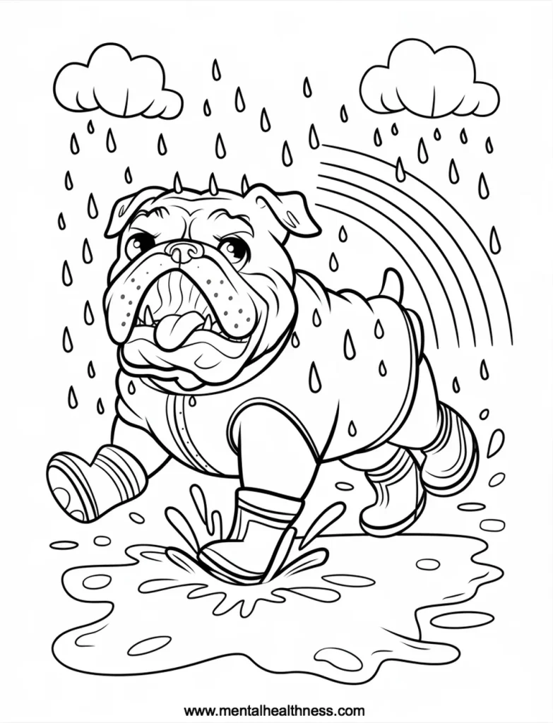 Bulldog Coloring Pages (Free PDF Printables)